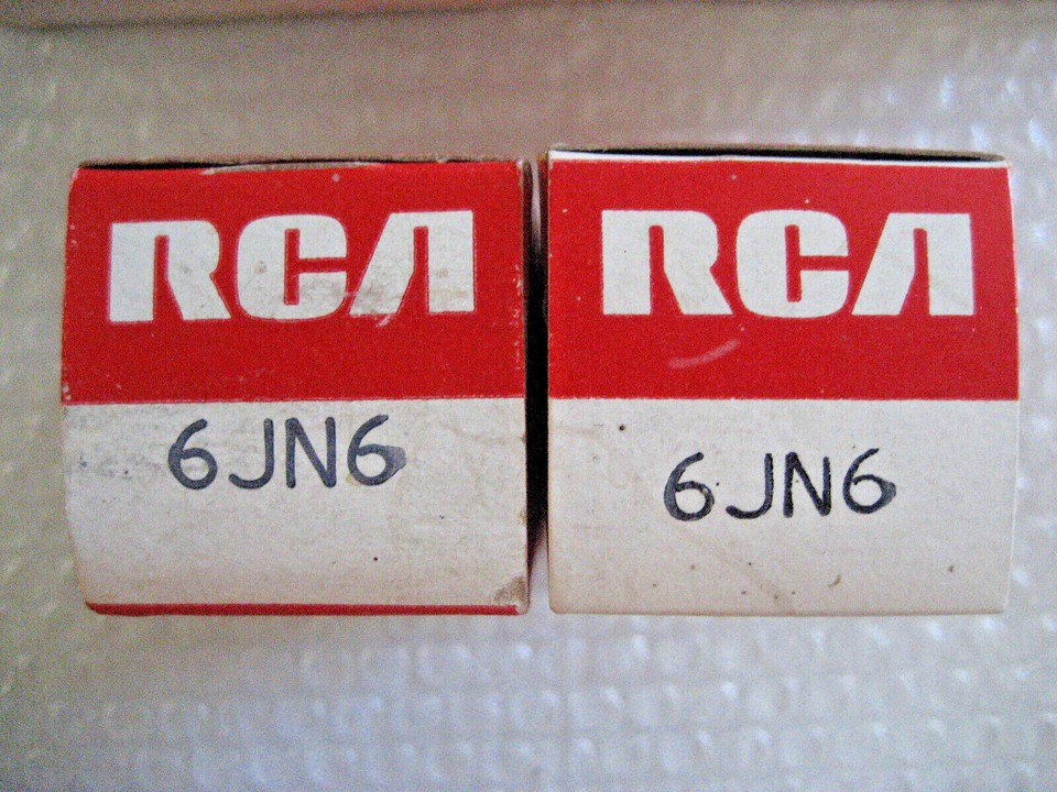 Matched Pair NOS NIB 6JN6 RCA Ham Radio Sweep Tubes - 539C Tested | eBay
