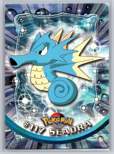 Seadra #117 Pokemon Topps Blue Logo 1st Ed. TV Animation Edition ...