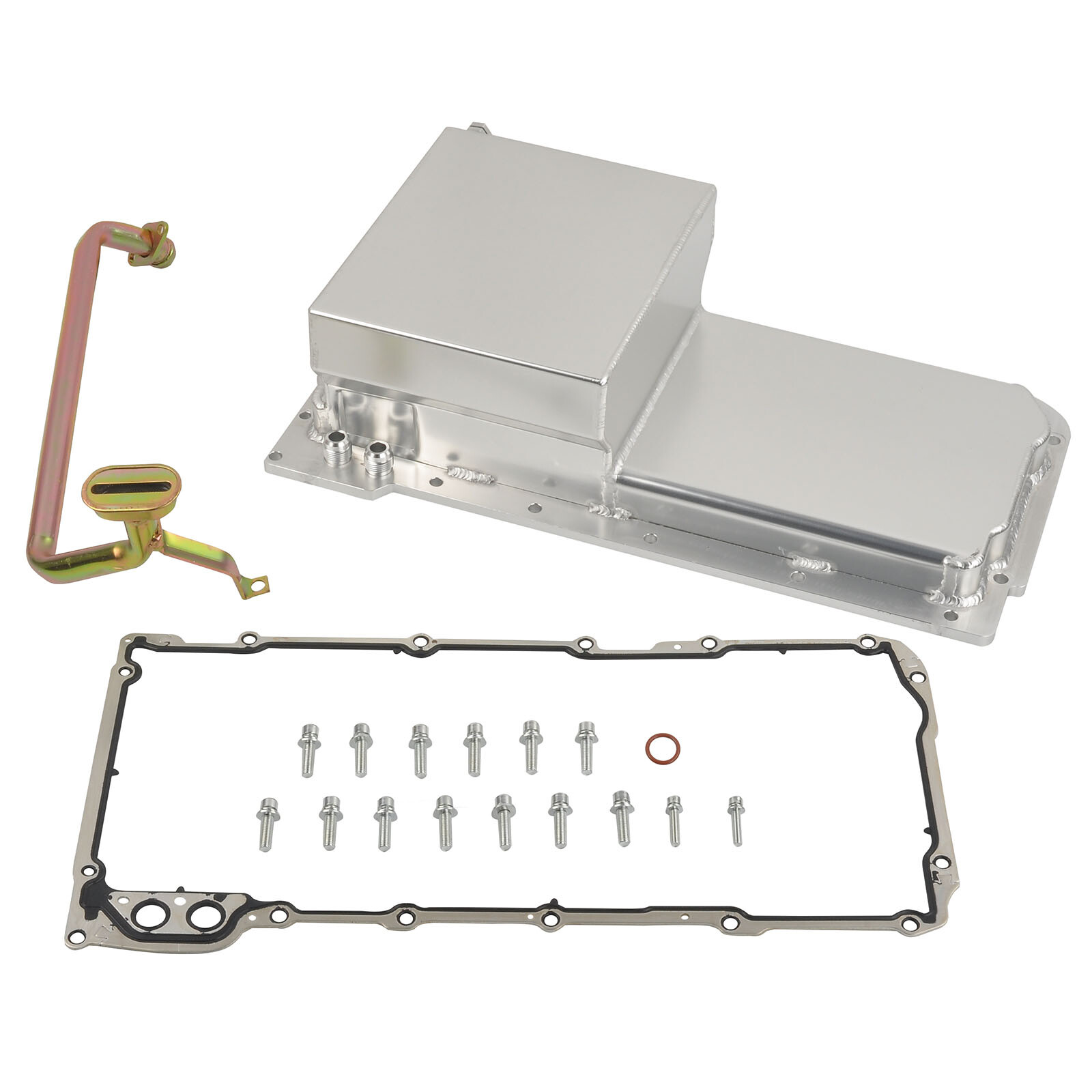 Rear Sump Retrofit Oil Pan Kit for GM LS LS1 LS2 LS3 LS6 Engines 7-QT ...