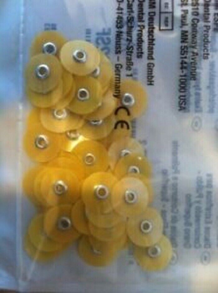 3M Sof-Lex soflex Discs Pack of 30 Orange Series 2382SF 1/2" 12.7 MM ...