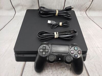 Sony PS4 Slim 1TB w/ controller, power supply, cords, good condition | eBay