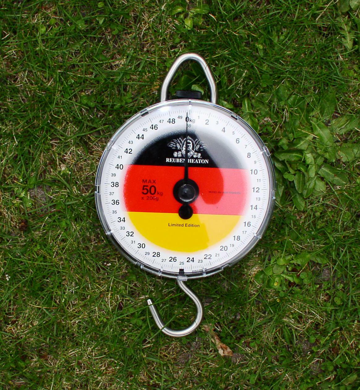 Reuben Heaton Waage 50kg mit Deutschland-Flagge, Scales, Waymaster ...