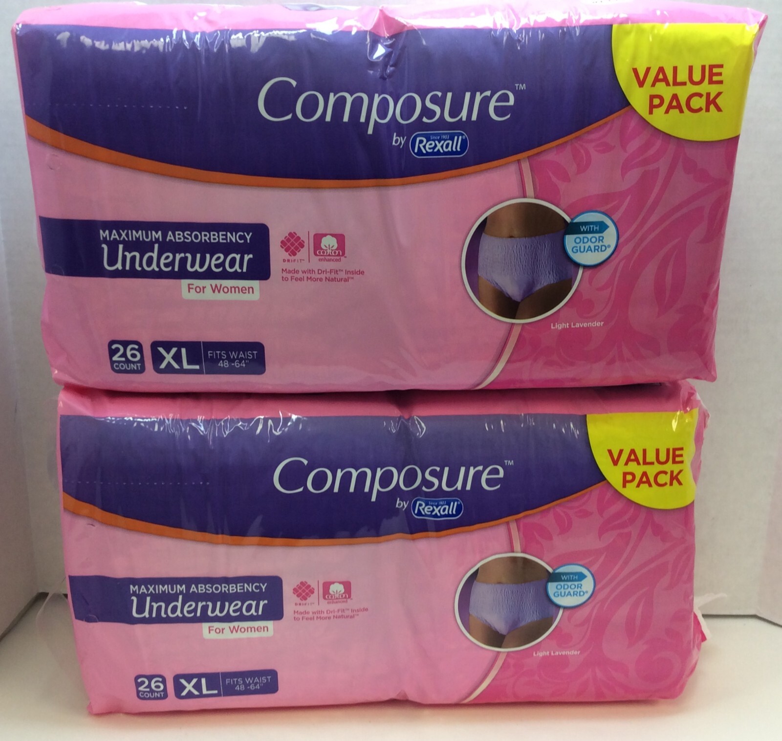 Composure By Rexall Maximum Absorbency Underwear For Women, Size XL ...