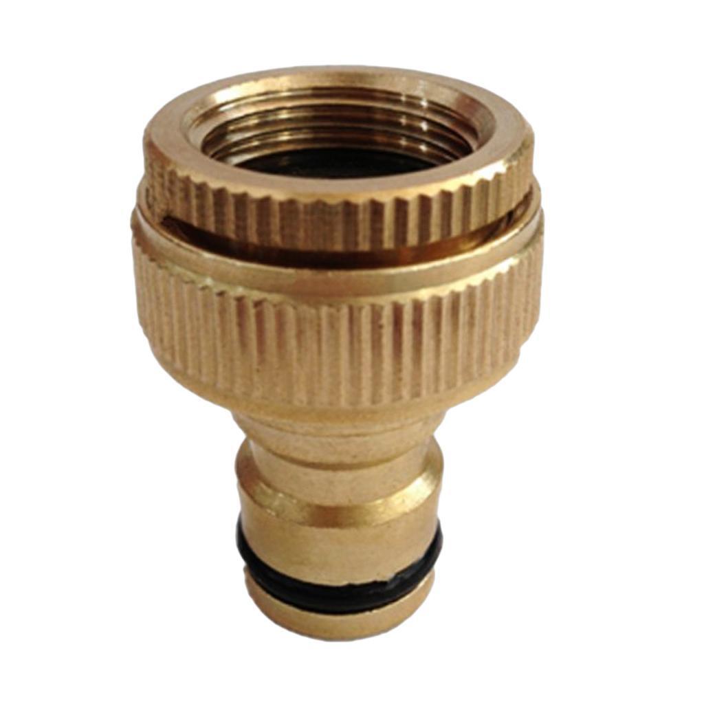 Brass Garden Hose Tap Connector 1/2 and 3/4 Outdoor Threaded | eBay