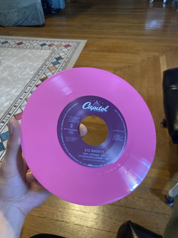 Syd Barrett/ Pink Floyd- 'Crazy Diamond' Pink Vinyl 7" EP 45rpm VG | eBay