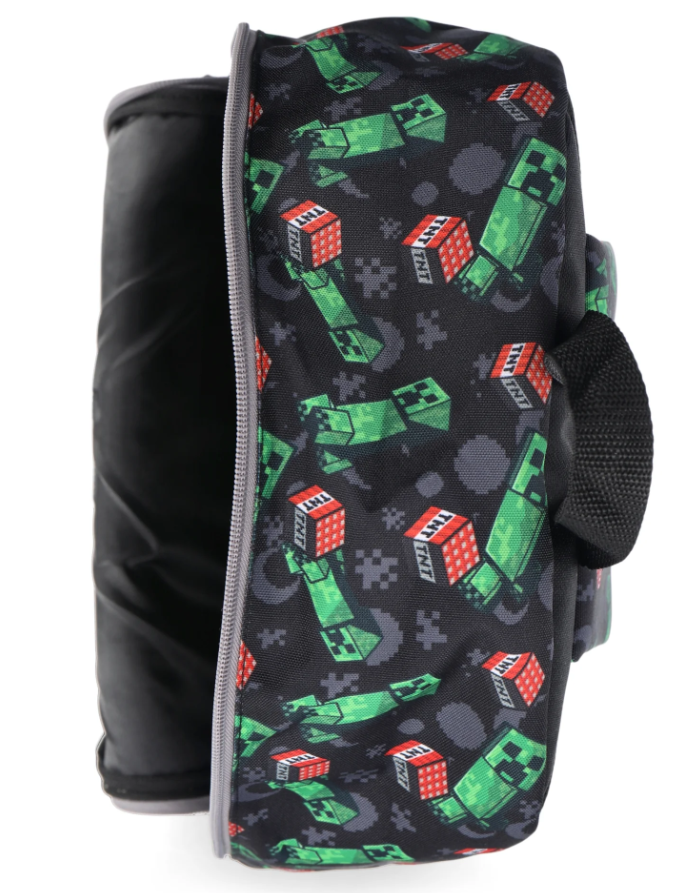 Minecraft Boys Light Up Backpack 2-Piece Set with Lunch Bag – Green ...