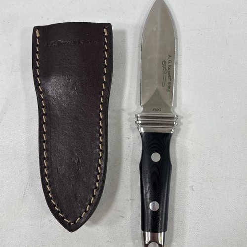 AG Russell Micarta Handle Sting boot Knife Integral Dagger | eBay