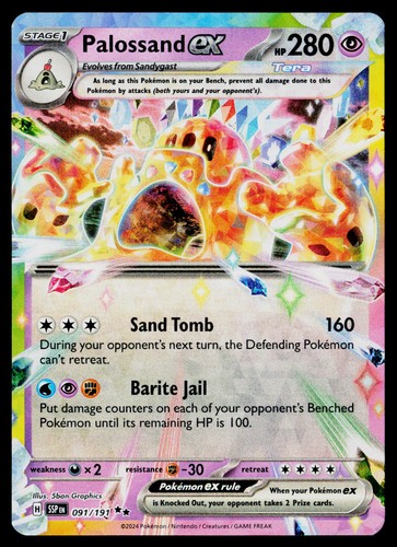 Palossand ex #091/191 SV08: Surging Sparks Near Mint or Better | eBay