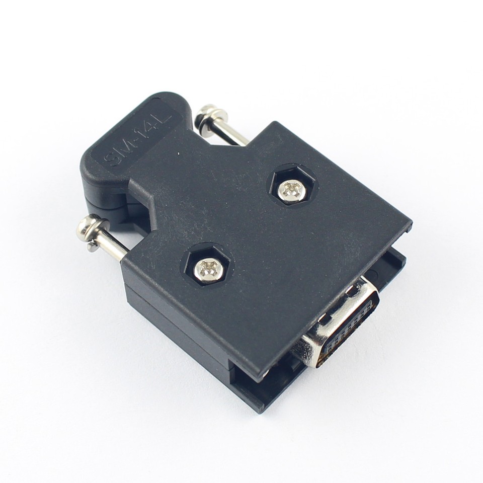 1Pcs SCSI 14 Pin 14P MDR Male CN Wire Mount Plug Drive Connector For ...
