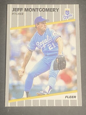 1989 FLEER #288 JEFF MONTGOMERY ROYALS BASEBALL CARD | eBay