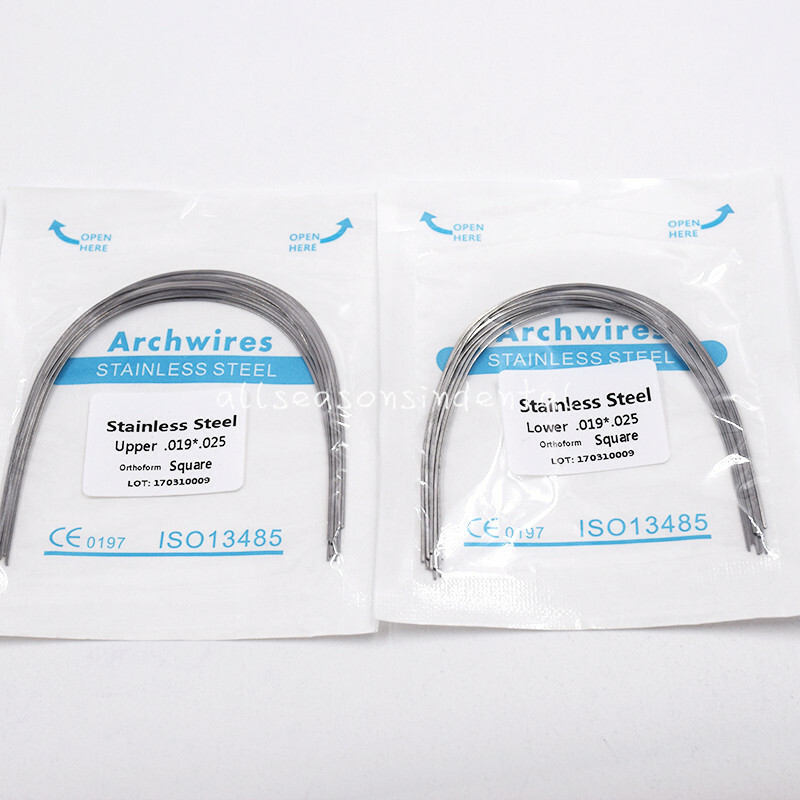 Dental Orthodontic Stainless Steel Arch Wire Rectangular Ovoid/Square ...