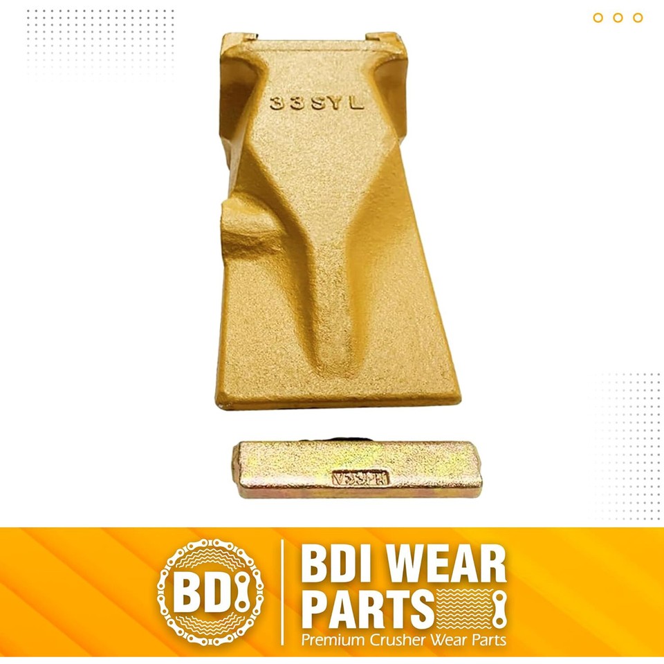V33SYL Dirt Bucket Teeth Digging Tooth with V33PN Flex Pins for ...