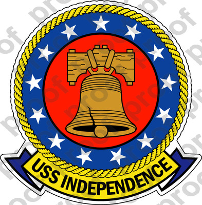 STICKER USN US NAVY CV CVA 62 USS INDEPENDENCE CARRIER v2 | eBay
