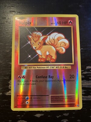 Pokemon XY Evolutions Vulpix 14/108 Common - Reverse Holo Card | eBay
