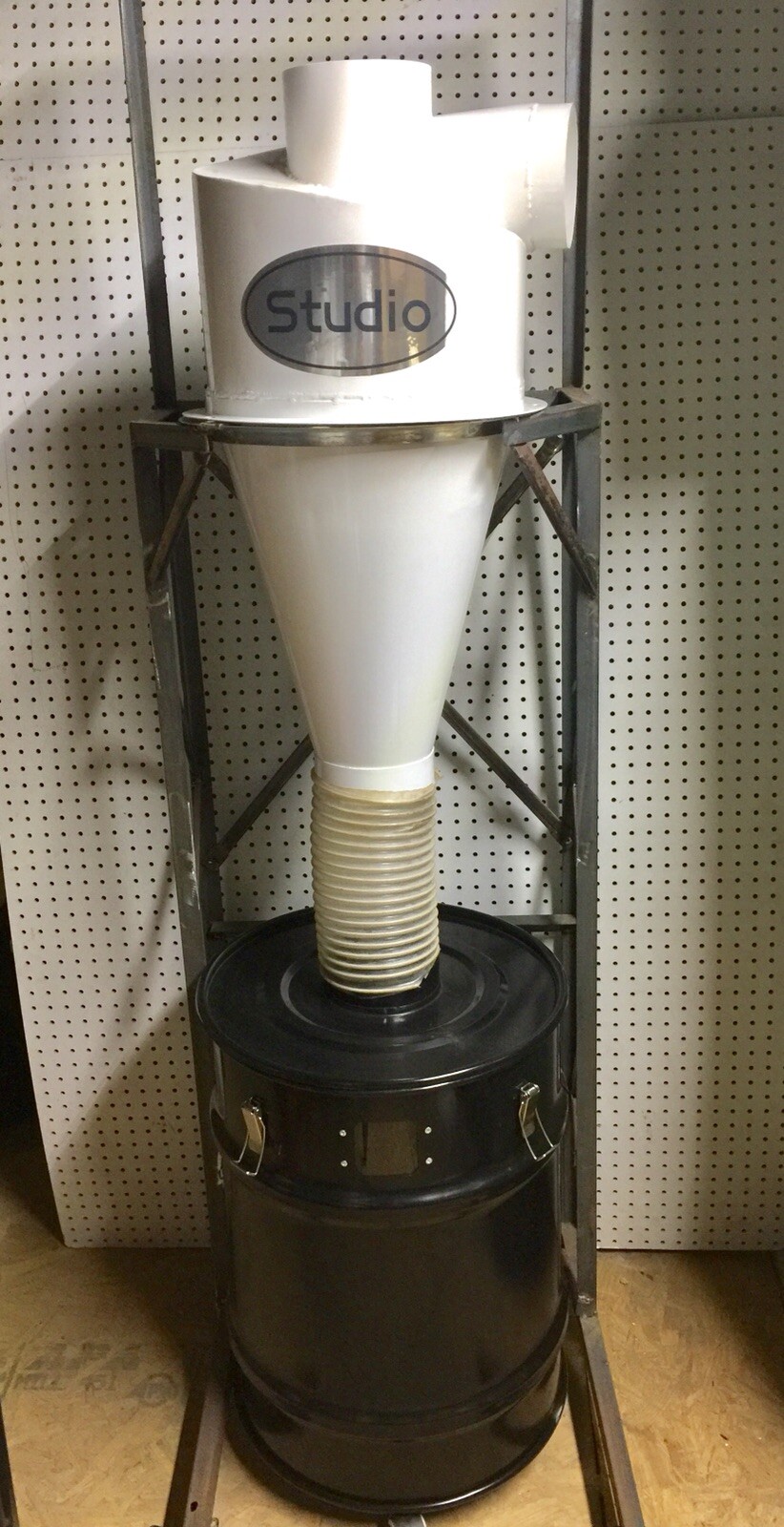 Heavy Duty Cyclone Dust Collector 6"I/O + 30 gal barrel | eBay