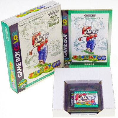 MARIO GOLF Nintendo Game Boy COLOR Japan Import GB GBC Sports Boxed ...