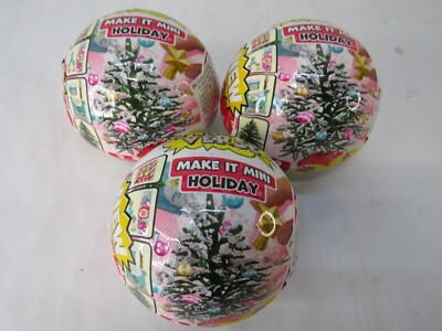 MGA 2024 Holiday Miniverse Set Of 3: Christmas Tree, Charcuterie, Yule ...