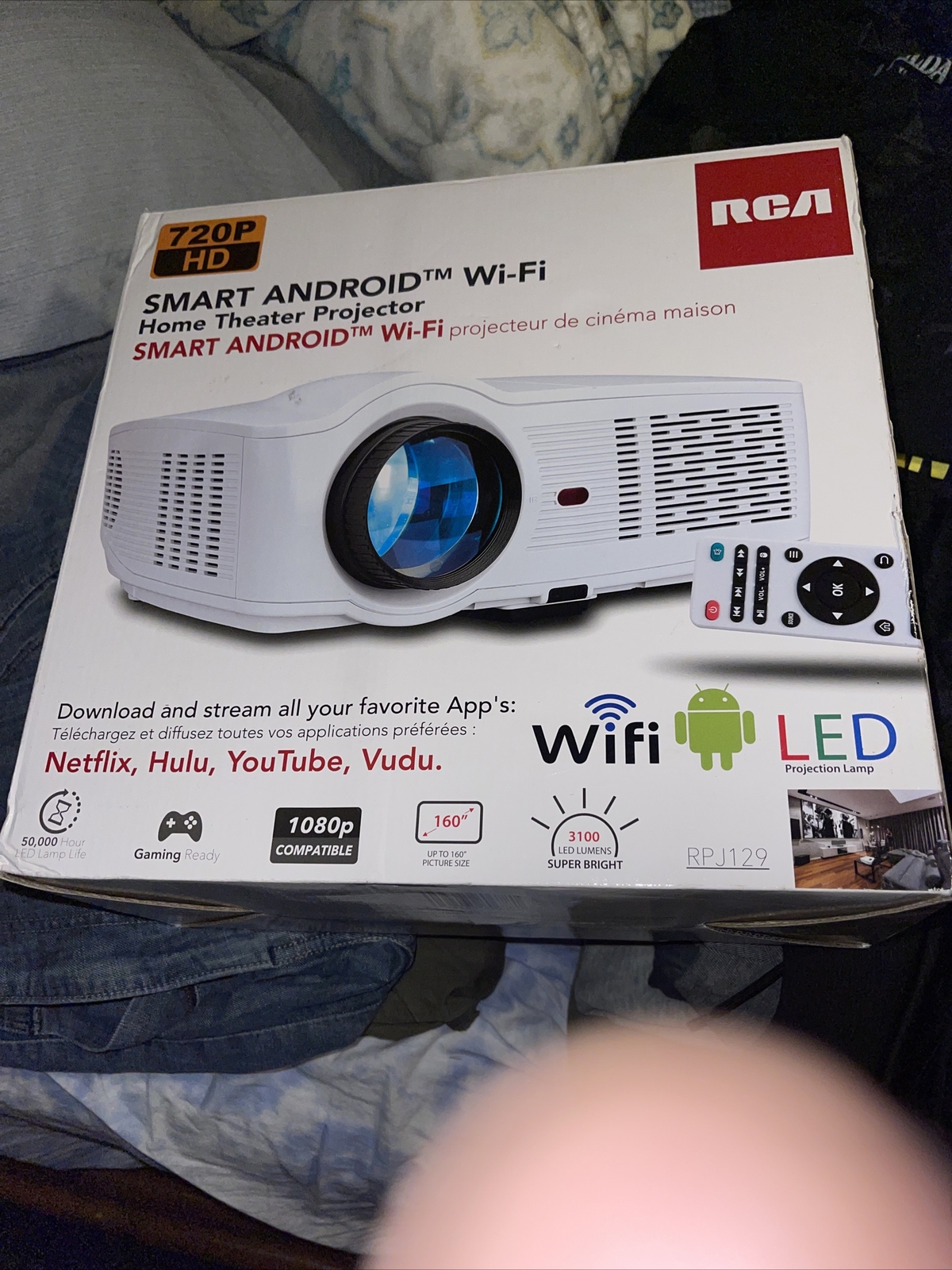 RCA WiFi Home Theater projector RPJ 129 | eBay