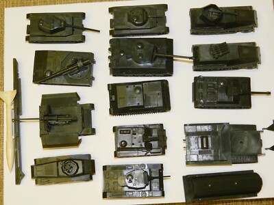 Vintage Roco HO Military Vehicles Minitanks Armored Cars DBGM Trucks ...