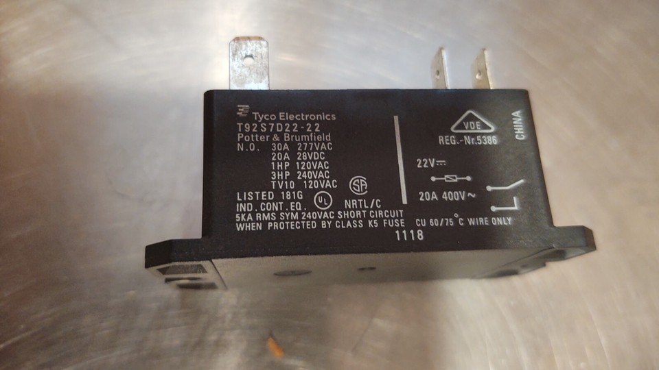 Carrier Bryant Payne OEM Heater Relay 125VA @ 125 250 24 V - HN61PC002 ...