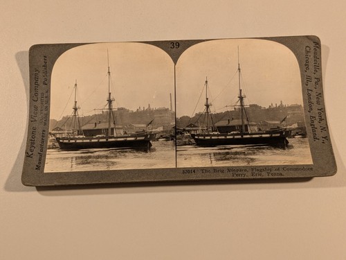 Brig Niagara Commodore Perry Boat Ship Stereoview Photo Erie ...