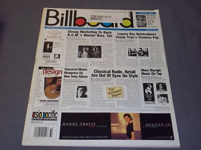 1996 AUGUST 10 BILLBOARD MAGAZINE - HOT 100 CHARTS - ROCK POP MUSIC - R ...