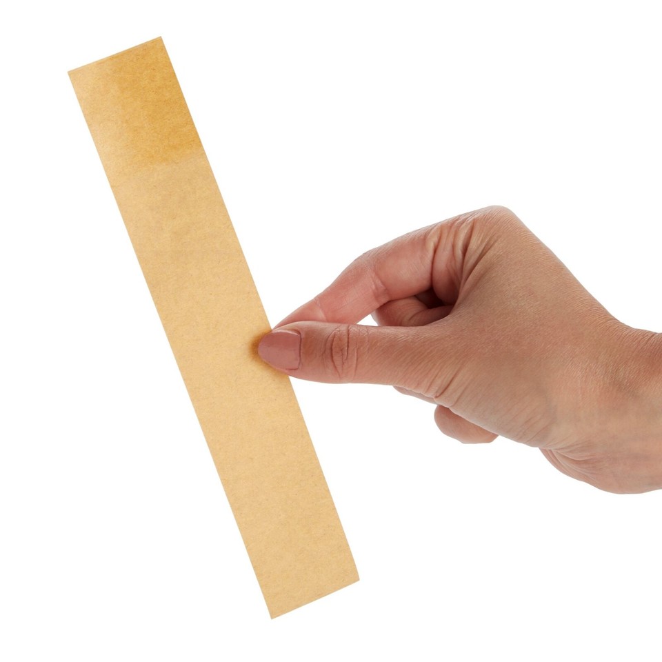 500 Pack Kraft Paper Money Bands for Cash, Self-Adhesive Currency Bill ...