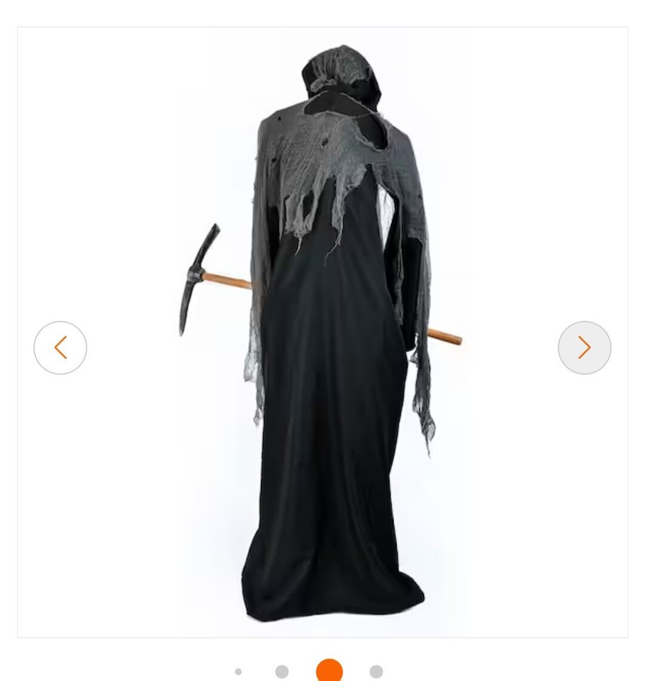 LIFE SIZE Animated GRAVE DIGGER Halloween Prop Animatronic. NEW | eBay