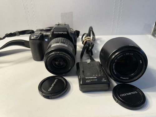 Olympus Evolt E500 Camera + 14-45mm & 40-150mm 2 Lens | eBay