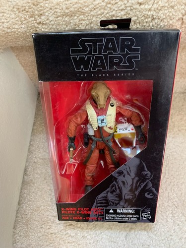 Hasbro Star Wars 6” Black Series X-wing Pilot Asty NONMINT | eBay