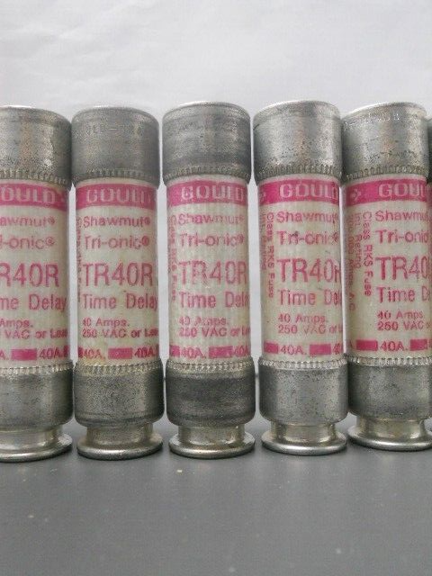 Nice Lot Shawmut TR40R 40 Amp Fuses FRN-R-40 Class RK5 250 Volt | eBay