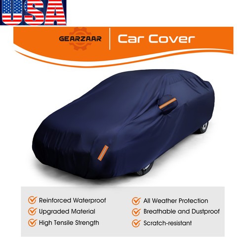 Full Car Cover Waterproof Breathable Outdoor 190T Anti Scratch | eBay