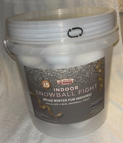 Indoor Snowball Fight-Bring Winter Fun Indoors! *NEW* in Opened ...