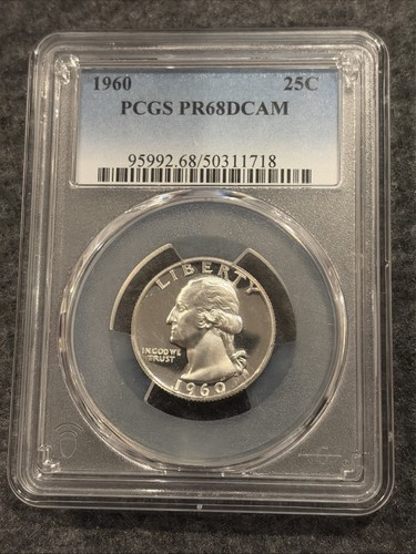 1960 PCGS PR68DCAM Proof Washington Quarter Silver Deep Cameo | eBay