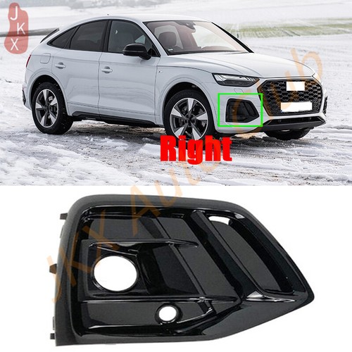 For Audi Q5 Sportback 2021-22 Glossy Black Right Front Fog Light Grille ...