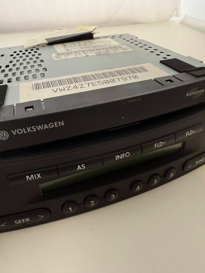 VW Beetle 2004+ CD MP3 Monsoon radio with blems. OEM factory Volkswagen ...