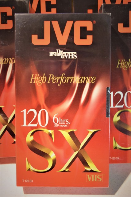 JVC High Performance T-120 SX Blank VHS SP 120 Min EP 6 HRS for sale ...