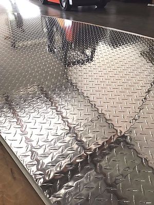 Aluminum Diamond Plate, Brite Finish, 0.045"x48"x96“ (4'x8') - 4 PCS | eBay