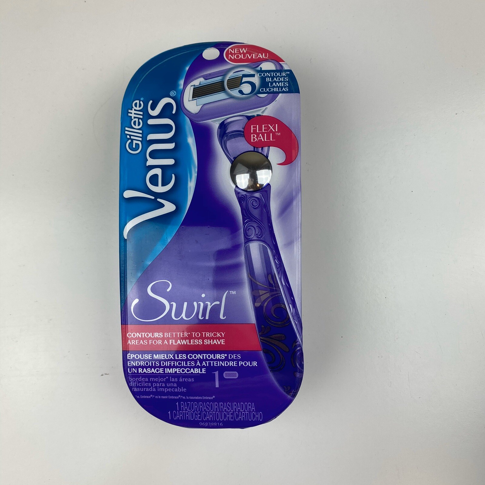 3 Gillette Venus Swirl Razor Bundle 1 Razor 1 Cartridge Per Pack Extra ...
