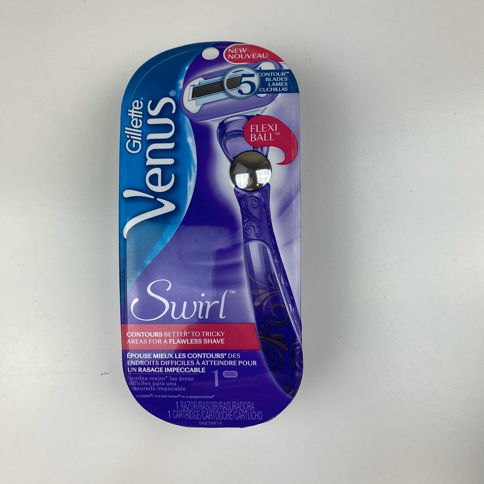 3 Gillette Venus Swirl Razor Bundle 1 Razor 1 Cartridge Per Pack Extra ...