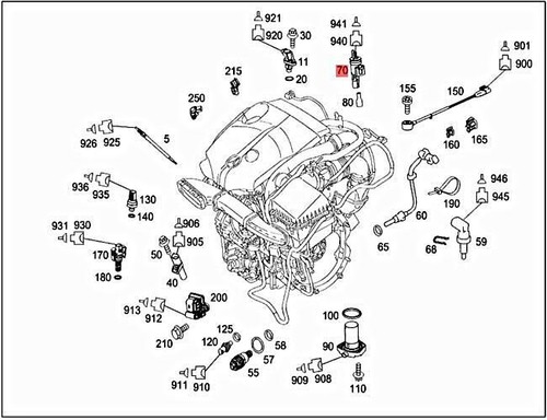 Genuine MERCEDES SMART X222 903 906 A217 C217 Change-over valve ...