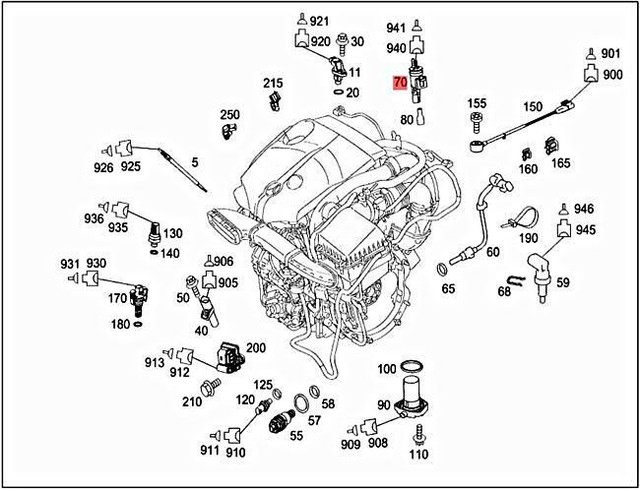 Mercedes-Benz 0025407097 Genuine OEM Factory Original Control Valve for ...