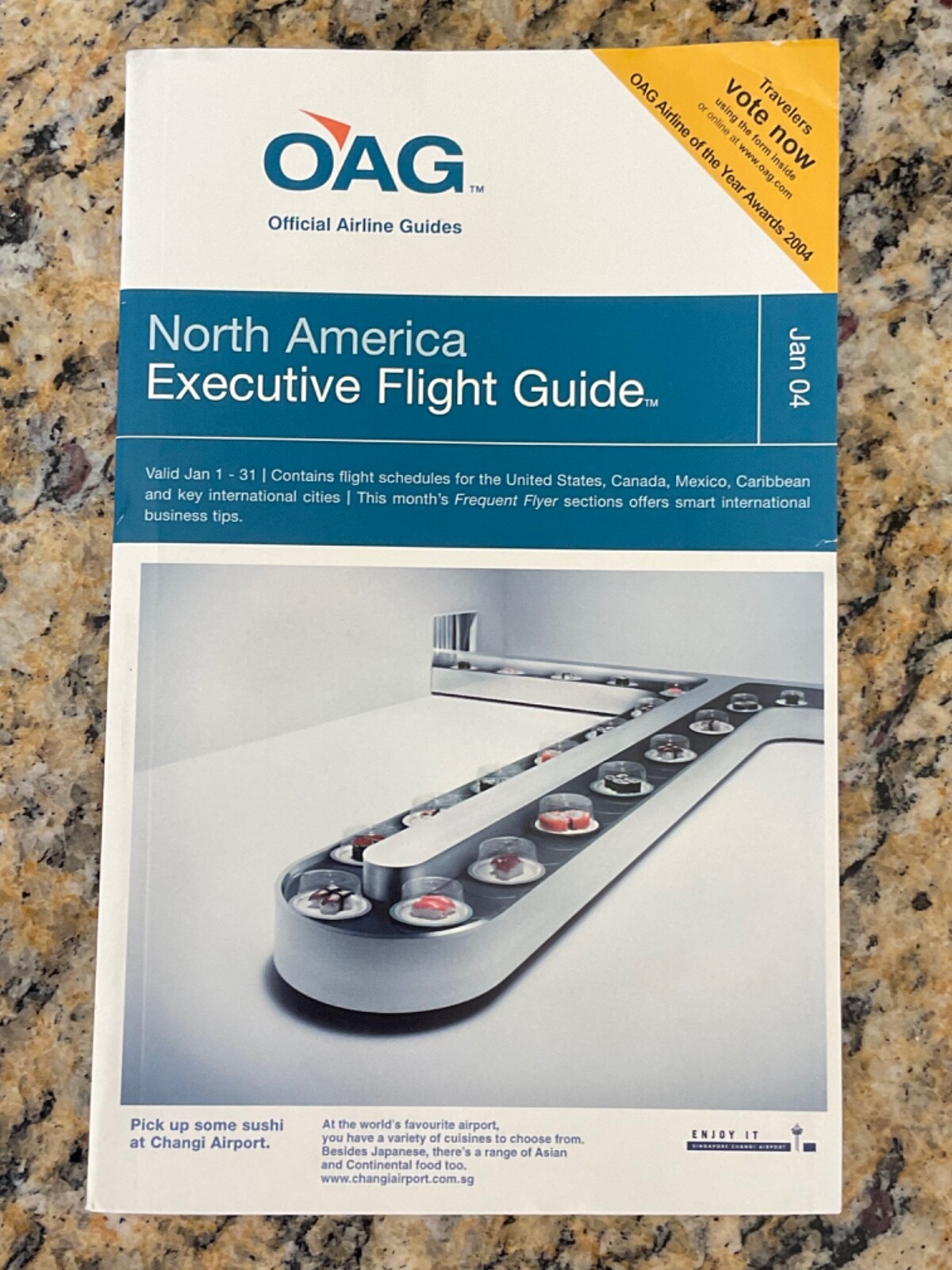 OAG Pocket Executive Flight Guide North America Edition January 2004 | eBay