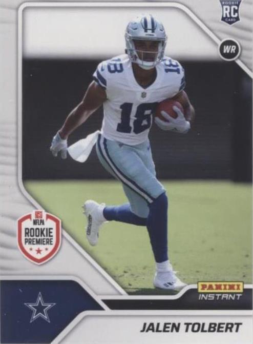 2022 Panini Instant NFLPA Rookie Premiere First Look - Jalen Tolbert # ...