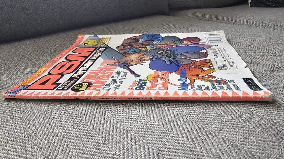 PSM Magazine 1st Premiere Issue Vol 1 Sep 1997 Playstation 1 *No Lid ...
