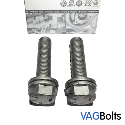 2x Genuine VW Front Brake Caliper Carrier Bolt X2 55mm Passat Golf Mk7 ...