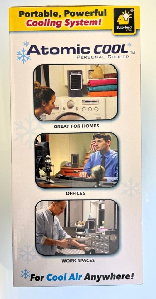 Atomic Cool Portable Compact Personal Space Cooler Air Conditioner ...