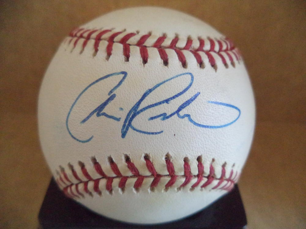 CHRIS RICHARD ROCKIES/ORIOLES/CARDINALS SIGNED AUTOGRAPHED M.L ...