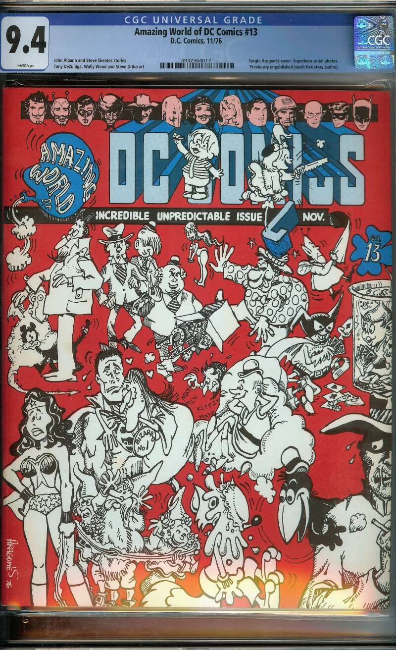 AMAZING WORLD OF DC COMICS #13 CGC 9.4 WHITE PAGES // DC COMICS 1976 | eBay