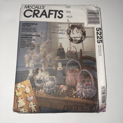 McCalls Crafts Pattern # 5225, Springtime In The 90's by Marti Michell ...